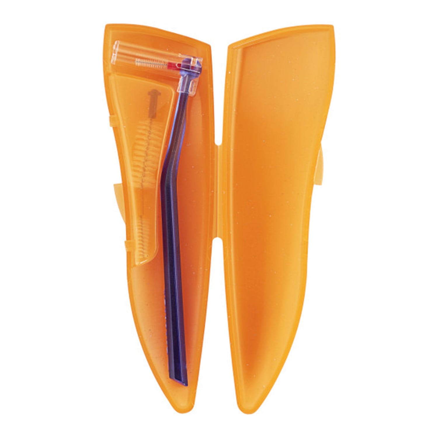 "Curaprox CPS Ortho Pocket Set" tarpdančių šepetėlių rinkinys nešiojan