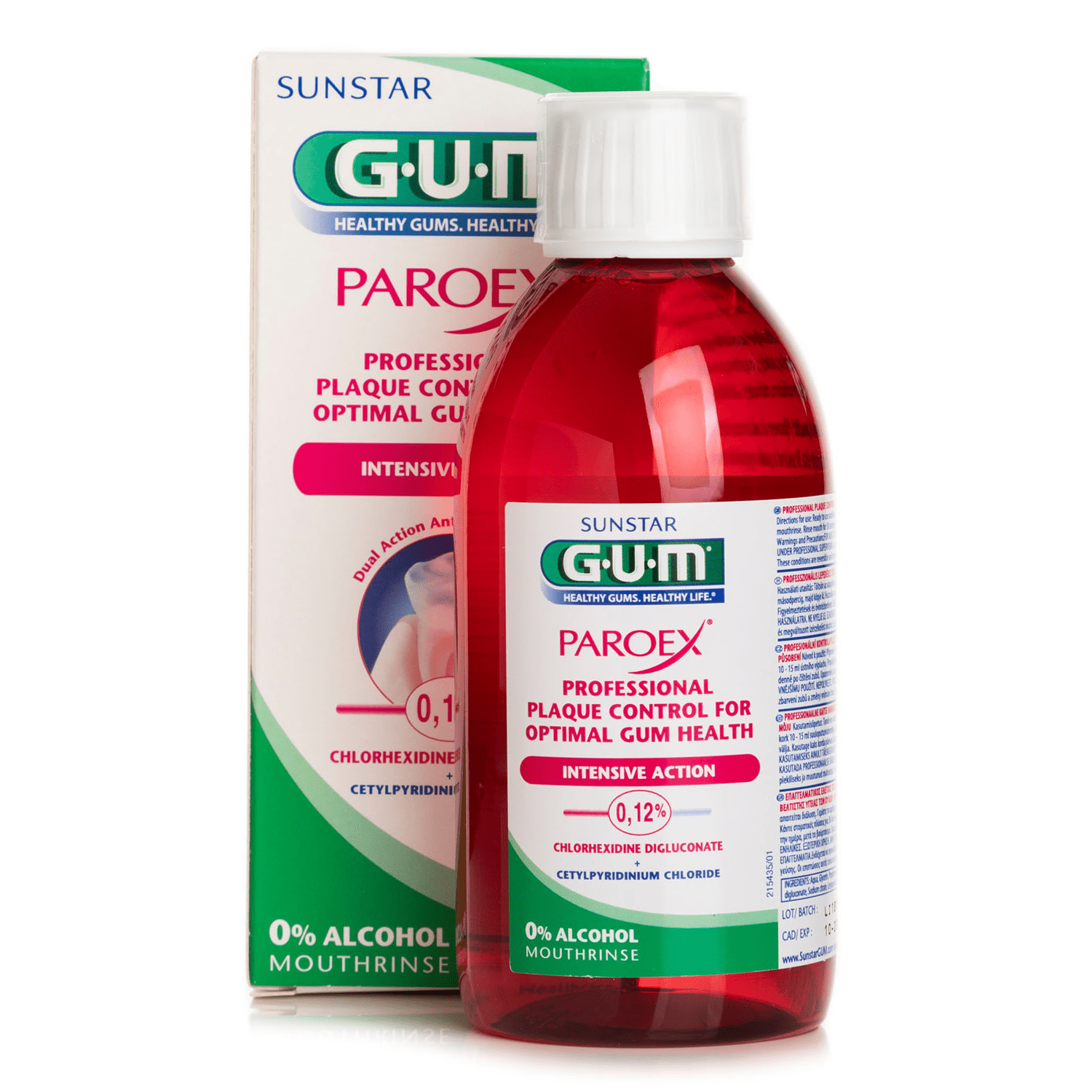 "Gum Paroex" burnos skalavimo skystis kraujuojančioms dantenoms, 300 m