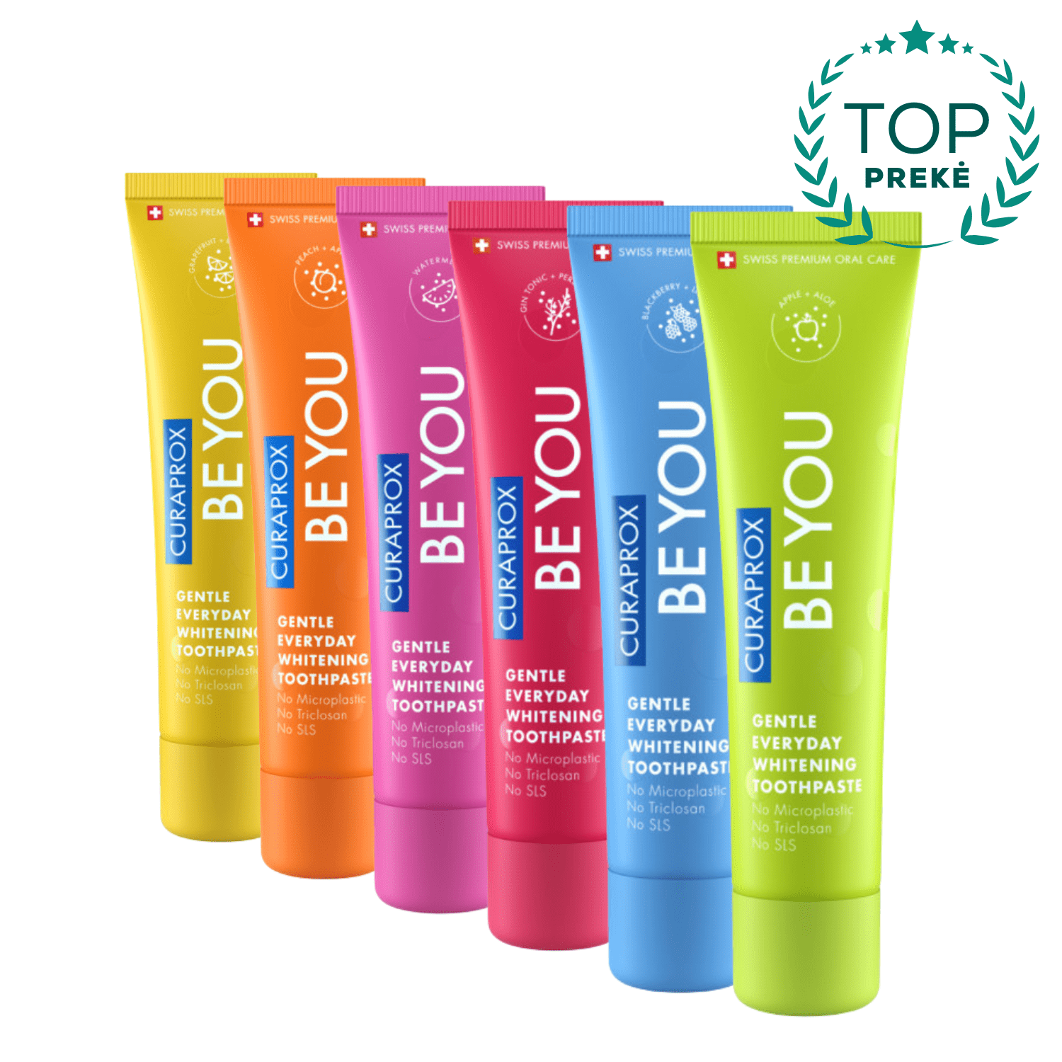 "Curaprox Be You" ypatingo skonio balinanti dantų pasta, 60 ml